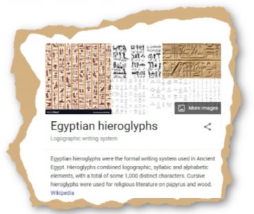 Your Name in Egyptian Hieroglyphs - A DIY Art Project | Woo! Jr. Kids ...